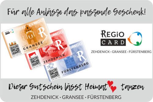 REGiO-Card - Gutschein für jeden Anlass. Auch zu hören auff BB-Radio ...